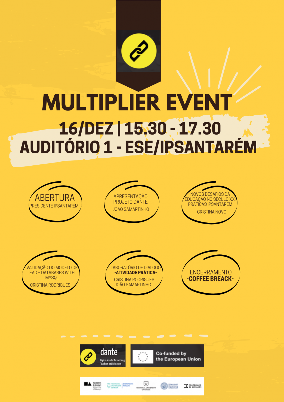 MULTIPLIER EVENT na Escola Superior de Educação do Politécnico de ...